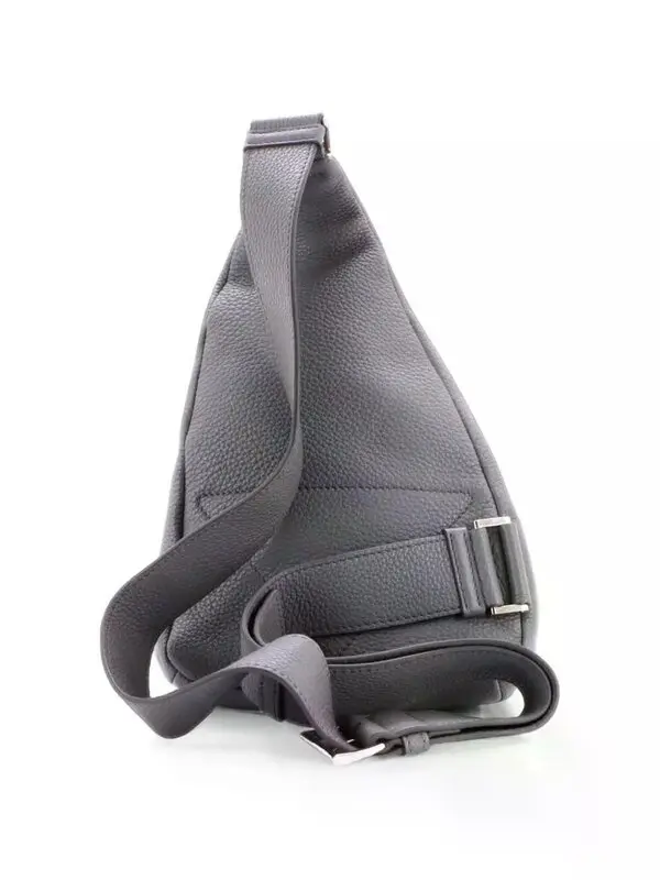 Prada Leather Backpack - Grey