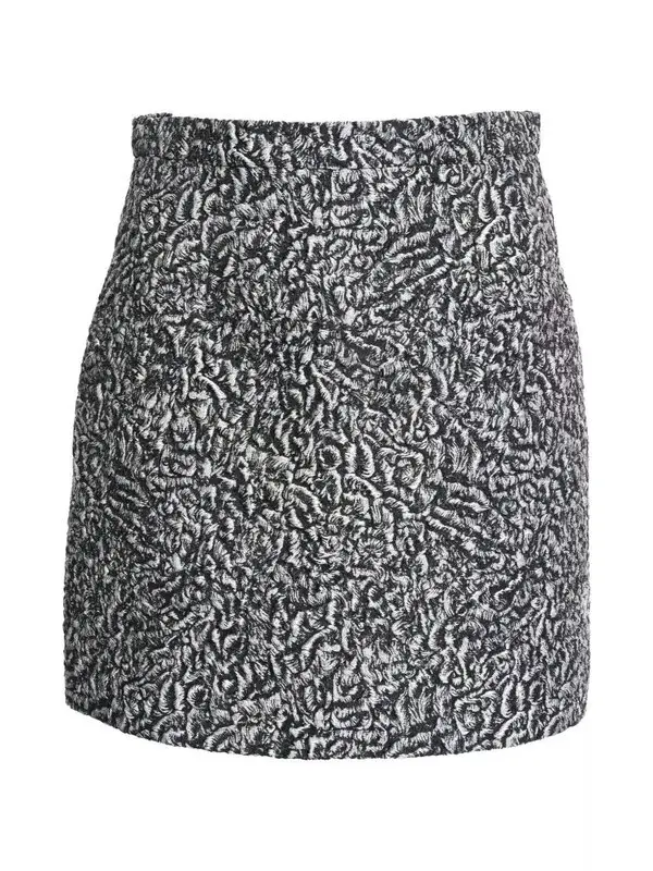 Balenciaga Jacquard Mini Skirt