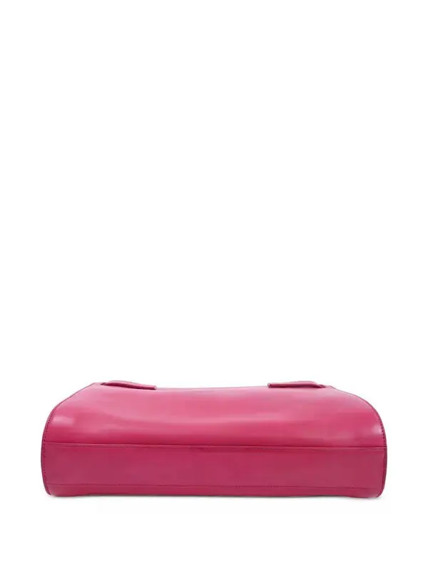 Saint Laurent Leather Sac De Jour Clutch Bag