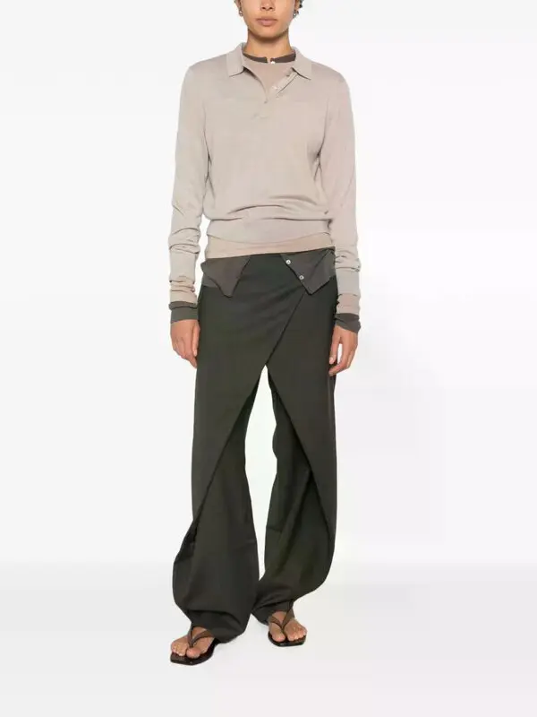 ELEH Long-sleeve Polo Top