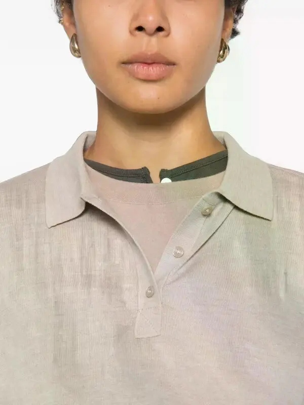 ELEH Long-sleeve Polo Top