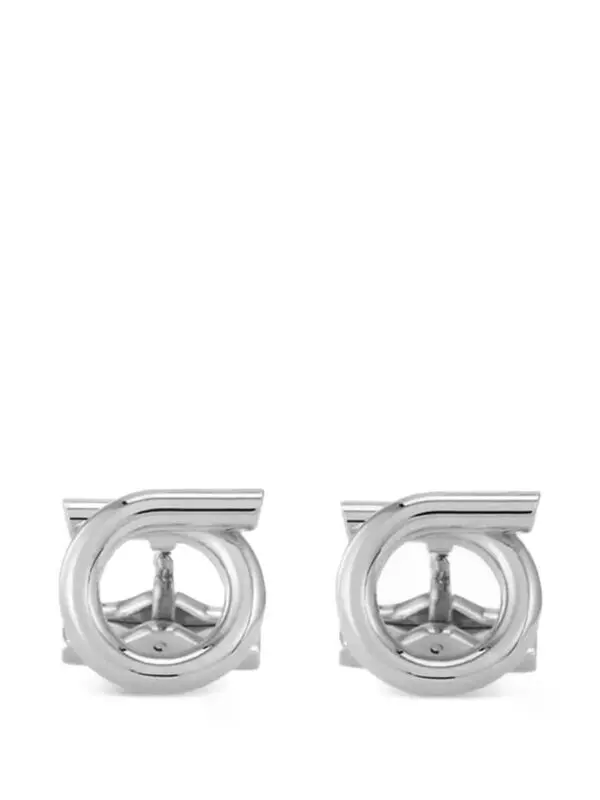 FERRAGAMO Gancini Cufflinks - Silver