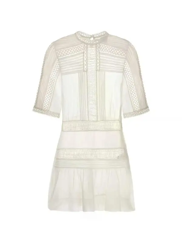 Isabel Marant Étoile Paige Lace-panelled Mini Dress