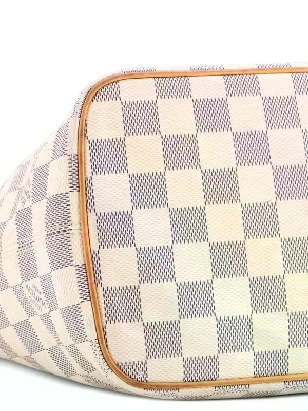 LOUIS VUITTON Damier Pm Tote Bag - White