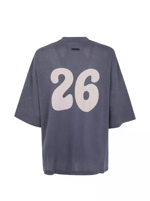 Fear Of God Sport-mesh Merch T-shirt - Grey