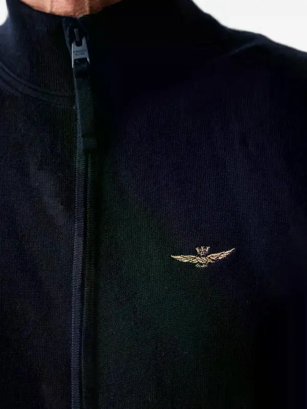 AERONAUTICA MILITARE Wool Zip-up Cardigan