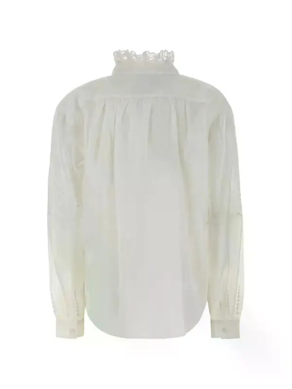 Isabel Marant Étoile Leota Ruffled Pleated Shirt