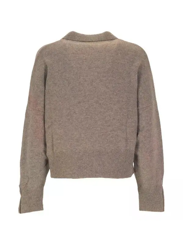 PUROTATTO Spread-collar Cashmere Sweater