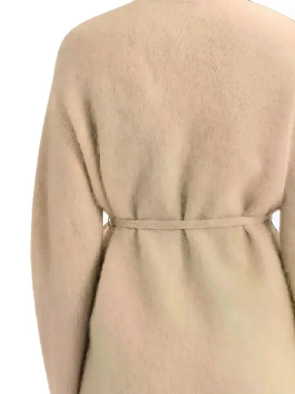 Soft Goat Belted Cashmere Cardigan