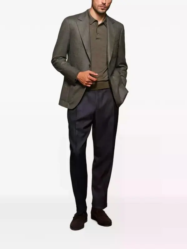 Caruso Long-sleeve Polo Shirt