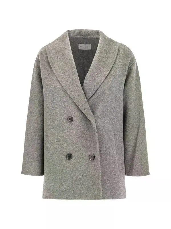 THE DYNAMIS STUDIO Double-breasted Shawl-lapel Coat