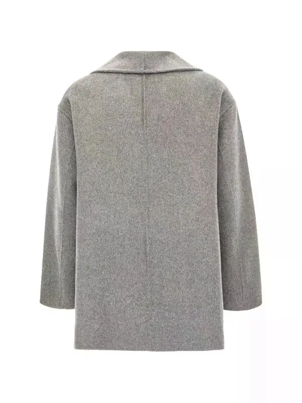 THE DYNAMIS STUDIO Double-breasted Shawl-lapel Coat