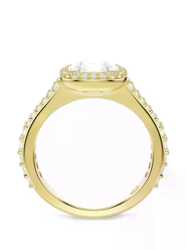 SWAROVSKI Una Angelic Cushion-cut Crystal-embellished Ring