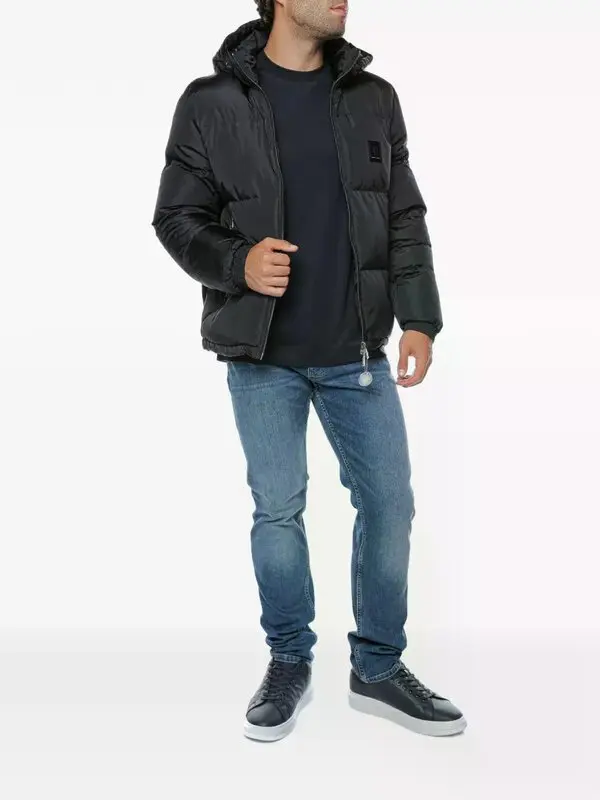Armani Exchange Logo-patch Padded Jacket