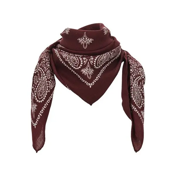 Destin Judy' Wool Squa Scarf - Red