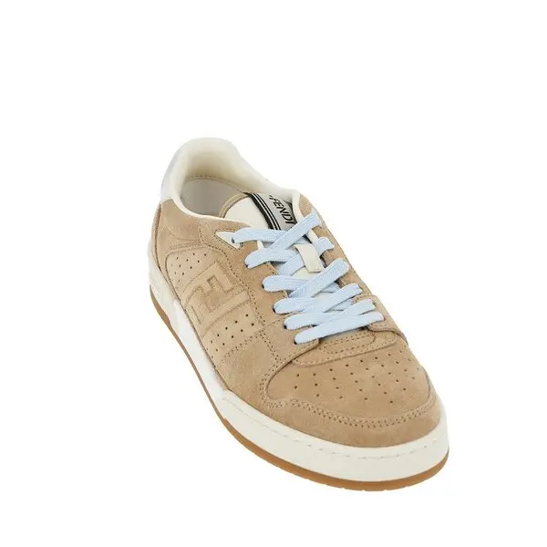Fendi Suede Leather Sneakers