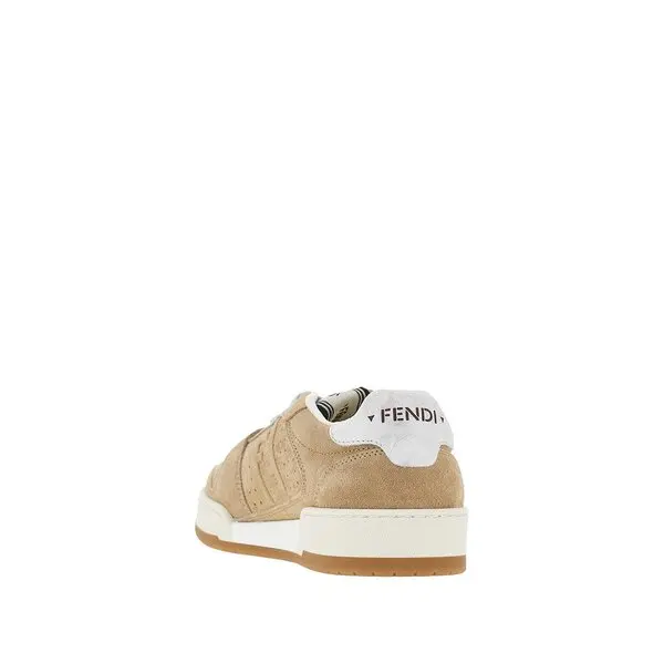 Fendi Suede Leather Sneakers