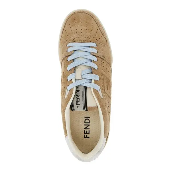 Fendi Suede Leather Sneakers
