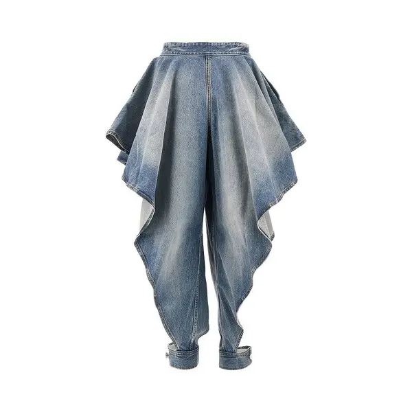 Alaïa Panelled Jeans With Cuff