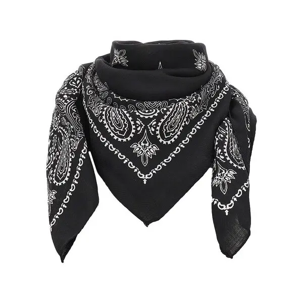 Destin Judy' Wool Squared Scarf - Black