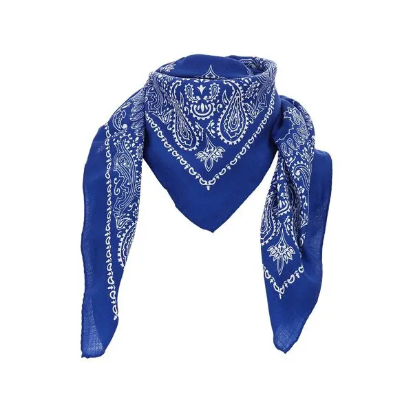 Destin Judy' Wool Squared Scarf - Blue