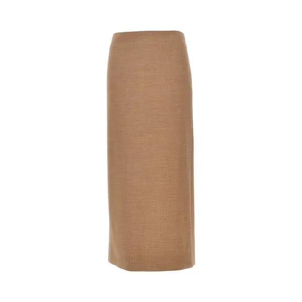 ARMARIUM Jackie Stretch Wool Midi Skirt