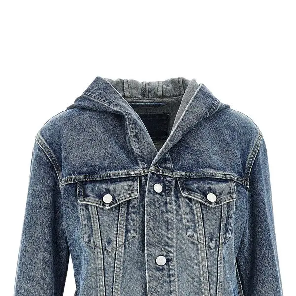 Alaïa Hooded Denim Jacket