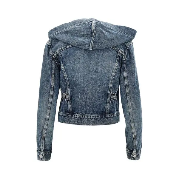 Alaïa Hooded Denim Jacket