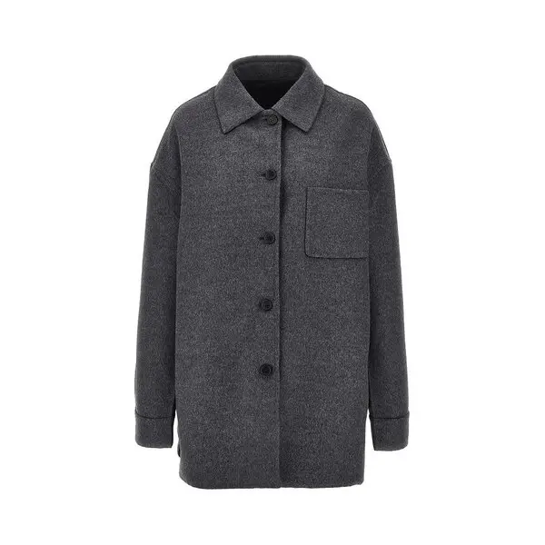 Prada Cashwool And Re-nylon Reversible Overshirt