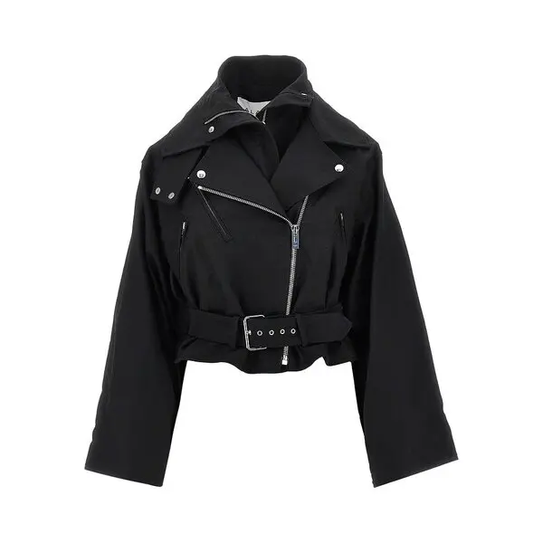 Alaïa Cotton Biker Jacket