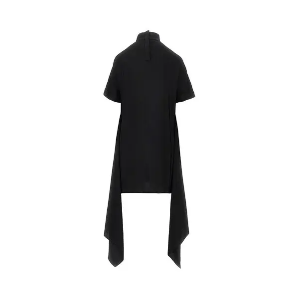 Alaïa Viscose Asymmetrical Mini Dress