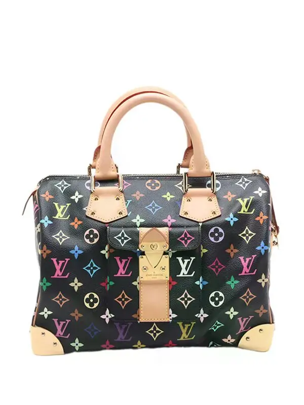 LOUIS VUITTON 2001 Monogram Multicolore Speedy 30 Boston Bag