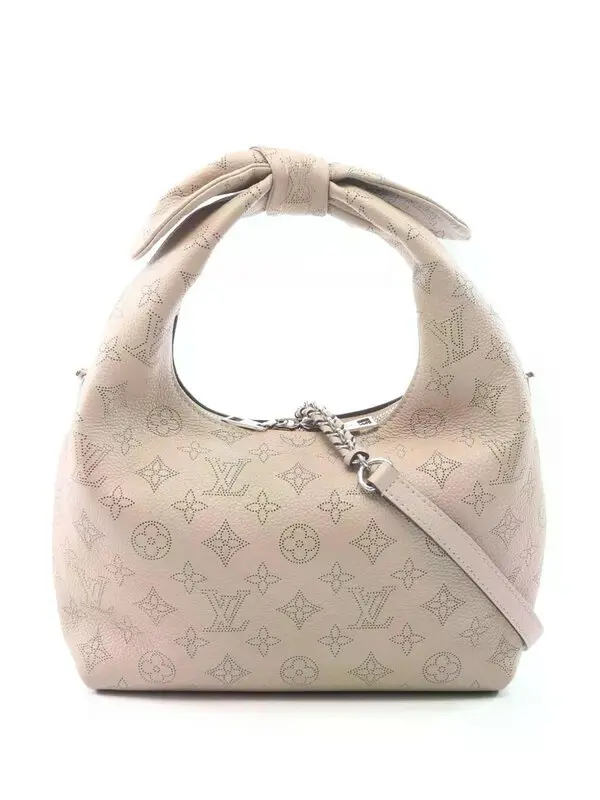 LOUIS VUITTON 2021-2026 Monogram Mahina Why Not Pm Satchel - Neutrals