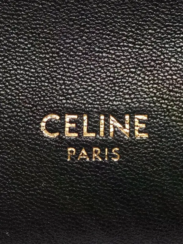 Celine 2010-2026 Calfskin Little Luggage Top Handle Bag Satchel - Black
