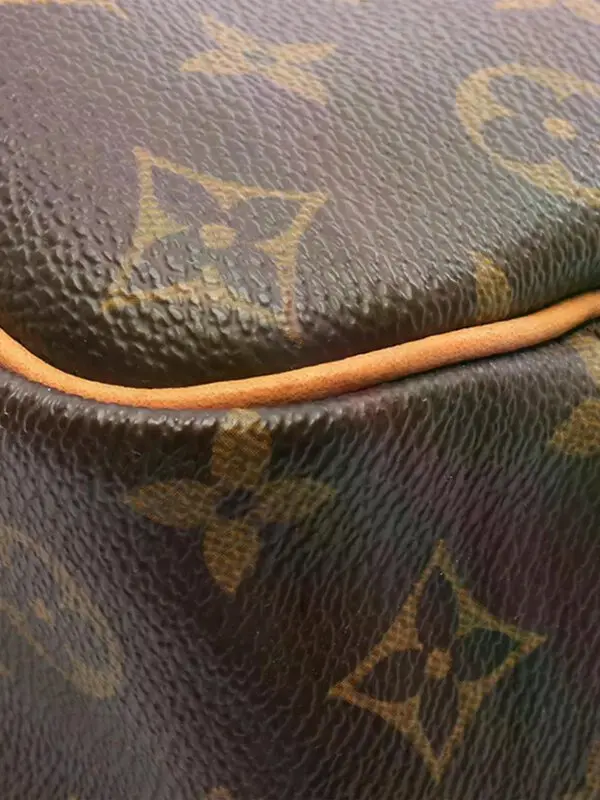 LOUIS VUITTON Monogram Deauville Handbag - Brown