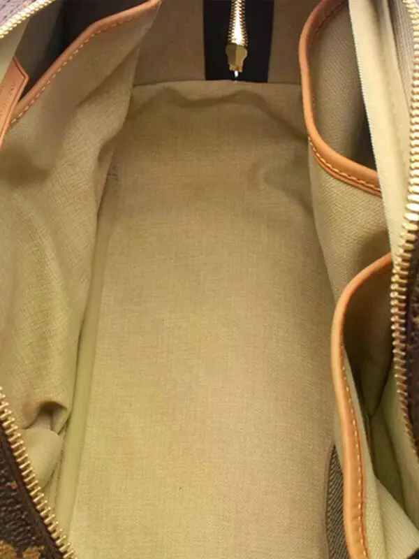 LOUIS VUITTON Monogram Deauville Handbag - Brown