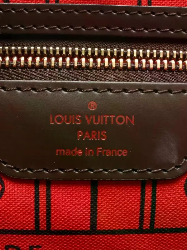 LOUIS VUITTON 2012 Damier Ebene Neverfull Mm Tote Bag - Brown