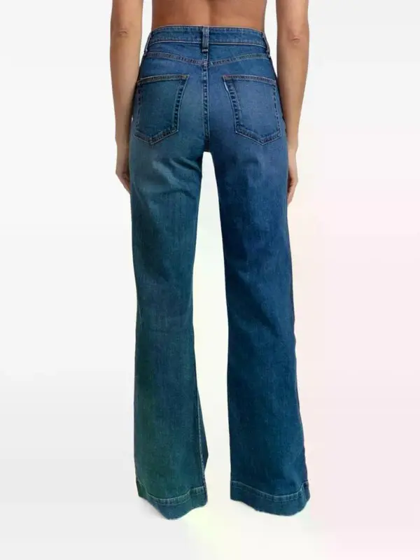 ASKK NY Juniper Faded-effect Flared Jeans