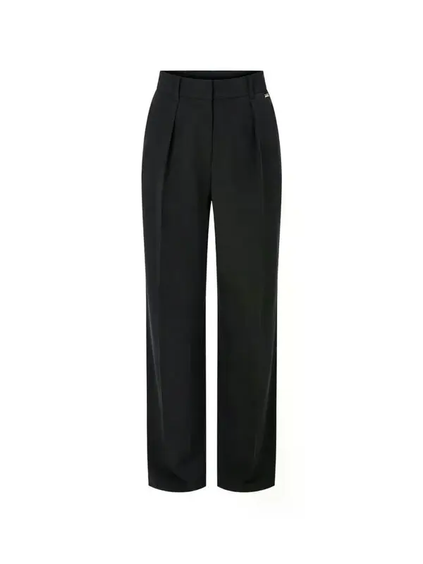 Armani Exchange Pleated Straight-leg Trousers