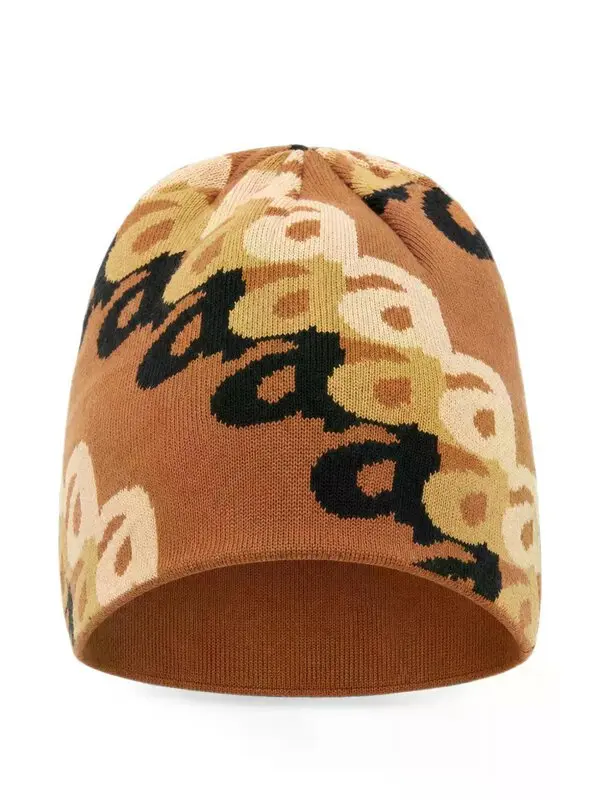 AWAKE NY Logo-pattern Beanie Hat