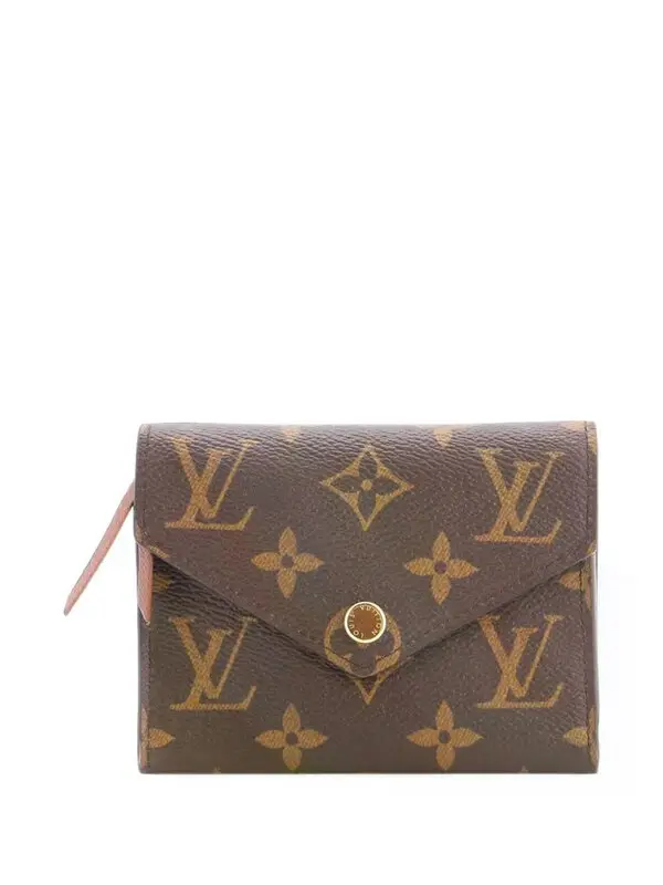 LOUIS VUITTON Victorine Wallet Monogram Canvas Small Wallets
