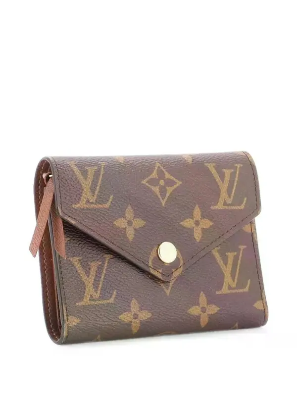 LOUIS VUITTON Victorine Wallet Monogram Canvas Small Wallets