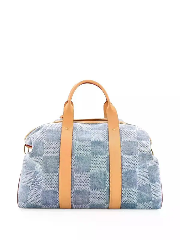 LOUIS VUITTON Weekend Nm Damier 3d Denim Tote Bag - Blue