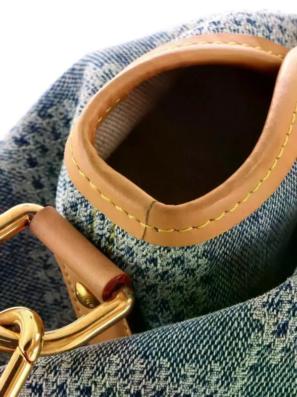 LOUIS VUITTON Weekend Nm Damier 3d Denim Tote Bag - Blue