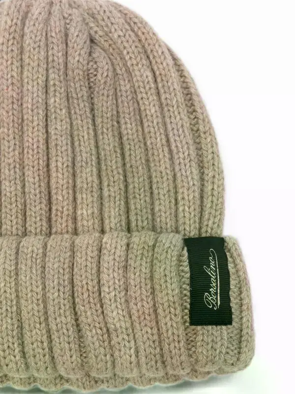 Borsalino Hill Ribbed-knit Beanie Hat