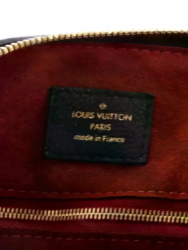 LOUIS VUITTON Speedy Bandouliere Bag Bicolor Monogram Empreinte Giant 25 Handbag - Black