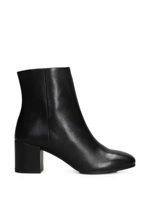 CARMENS Amber Leather Ankle Boots - Black