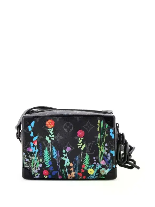 LOUIS VUITTON Soft Trunk Bag Limited Edition Foliage Monogram Eclipse Mini Cross Body Bag