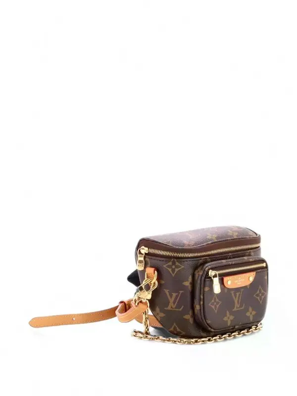 LOUIS VUITTON Monogram Canvas Mini Belt Bag - Brown