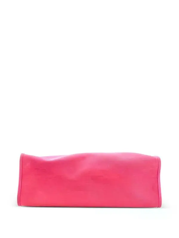 Hermès Herbag Zip Leather And Toile 39 Satchel